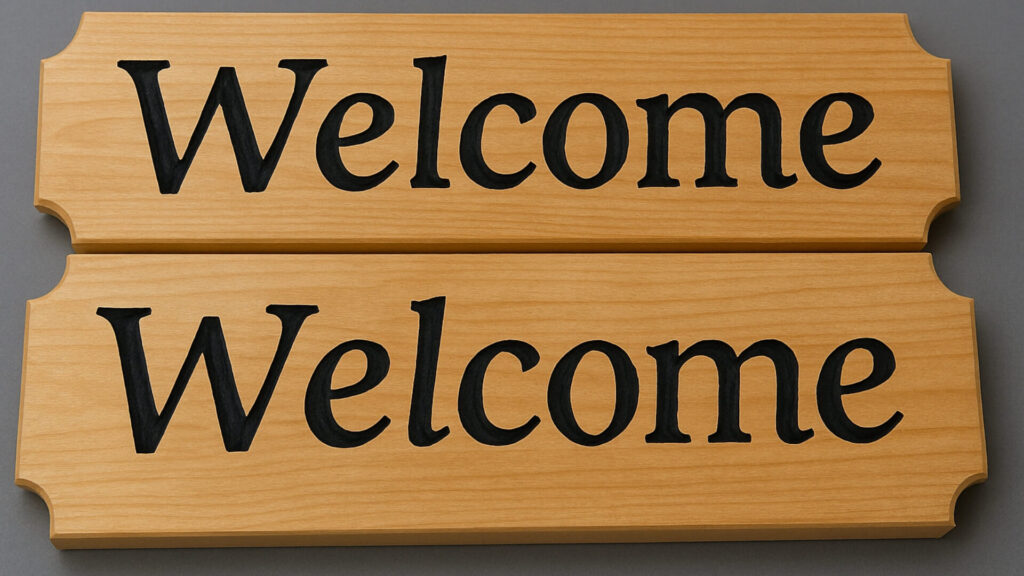 Carved Signs - Custom CNC Engraved Wood Signs Company